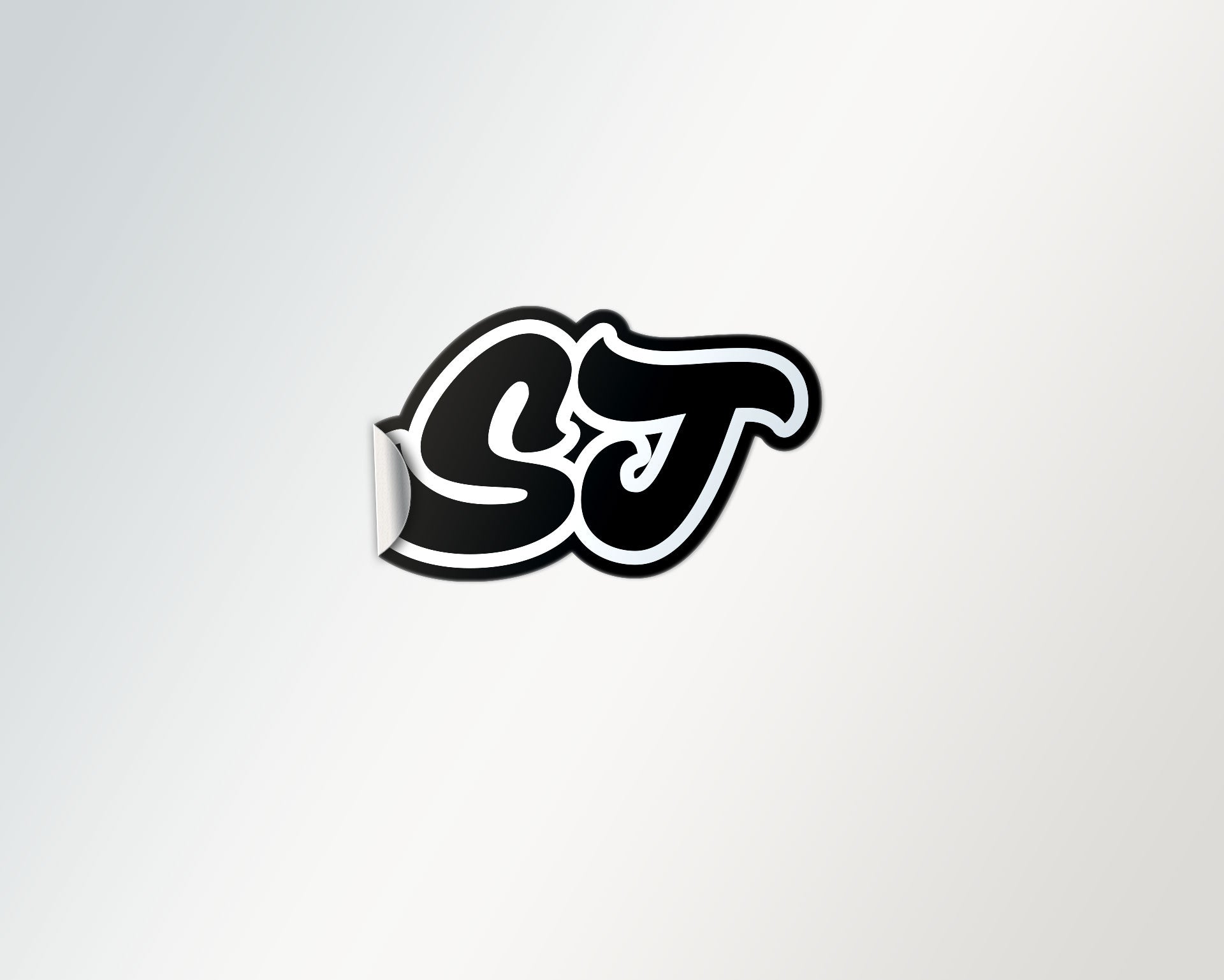 small classic SJ di-cut sticker – Jimmy Paints